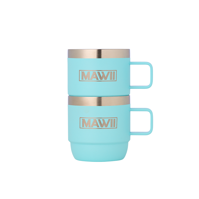 Mawii Edelstahl Espressotasse Türkis | Freistaat MEGA STORE Camping Shop